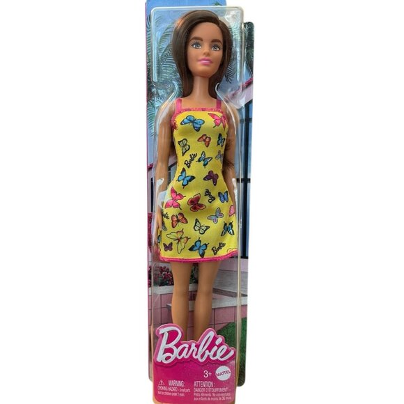 Barbie | Toys | Barbie Doll Teresa Yellow Butterfly Sun Dress Brunette ...